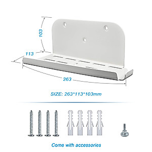 PETIMETI Wall Mount Stand Holder For PS5, Playstation 5 Mount with Ventilation Hole and Space Saving