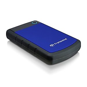 Transcend 2TB USB 3.1 Gen 1 StoreJet 25H3B SJ25H3B Rugged External Hard Drive TS2TSJ25H3B