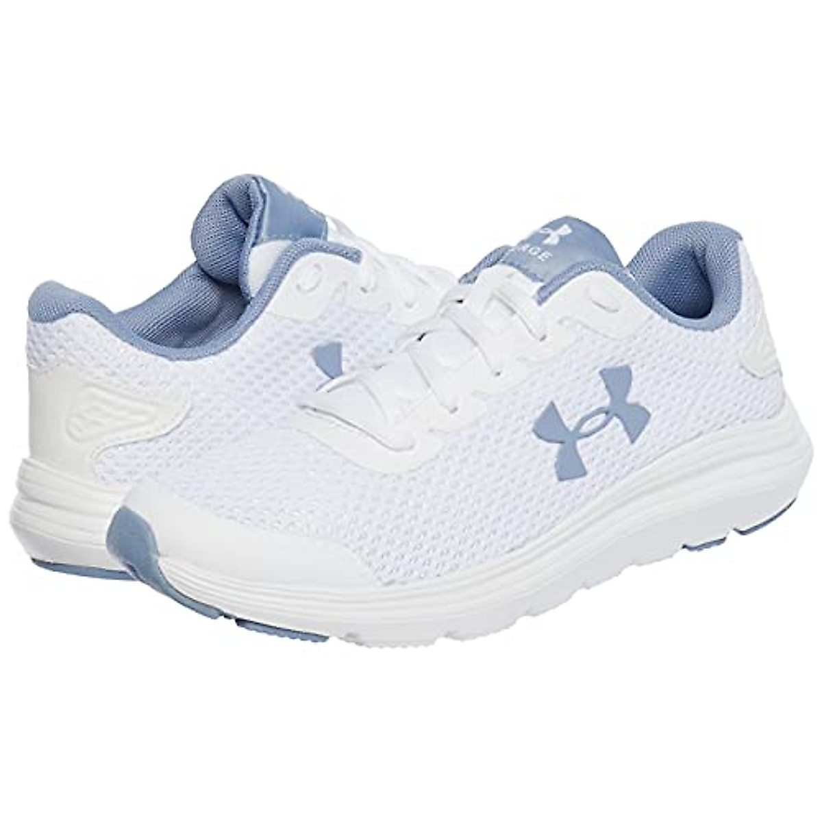 Under Armour Women's Surge 2 Running Shoe, White (106)/White, 8