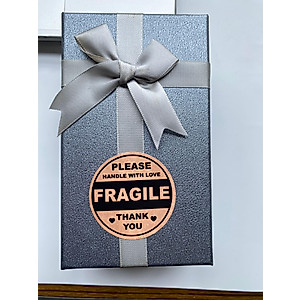 2 inch 300 PCS Fragile Stickers for Shipping Please Handle with Love and Thank You Waterproof Stickers