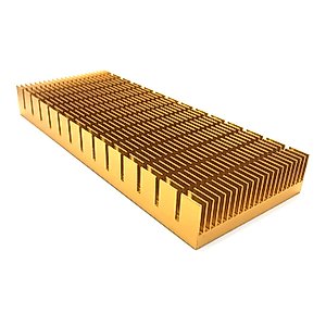 Cooling Module, 5.9 x 2.36 x 0.7 inch Aluminum Heat Sink Heatsink Cooler Fin for High Power LED Amplifier Transistor Heat Diffusion Cooling Fin