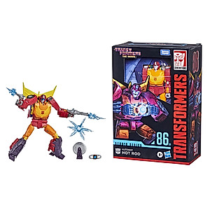 Transformers Studios Series Voyager Class 7 Inch Action Figure (2022 Wave 1) - Hot Rod (New Packaging)