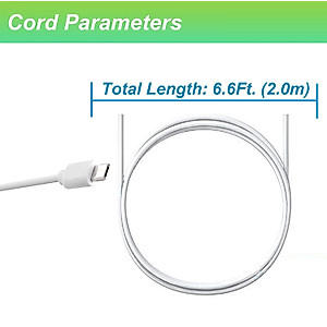 for Motorola MBP854CONNECT MBP854 Baby Monitor Charger Power Cord Replacement Adapter Supply Compatible with MBP854CONNECT-2 MBP854CONNECT-3 MBP855CONNECT MBP853CONNECT MBP35S MBP36XL 5.0V, 6.6Ft