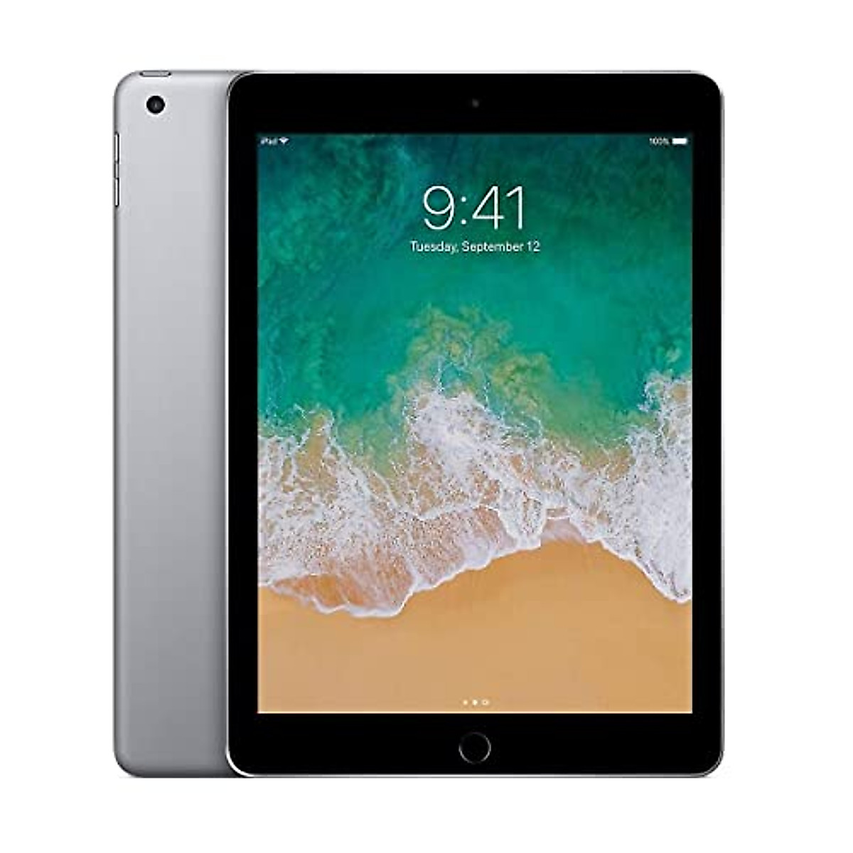 Apple iPad 9.7-inch Retina Display with WIFI, 32GB, Touch ID, 2017 Mode - Space Gray (Renewed)