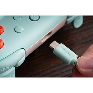 8Bitdo Ultimate 2C Wired Controller for Windows PC and Android, with 1000Hz Polling Rate, Hall Effect Joysticks and Hall Triggers, and Remappable L4/R4 Bumpers (Mint)