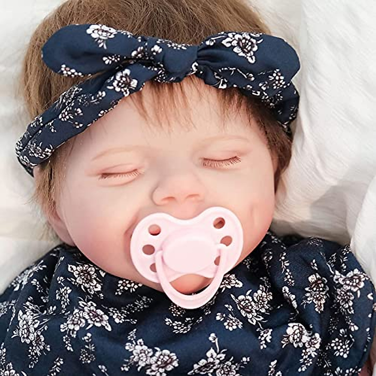 Silicone Lovedoll, 18 Inchs Look Real Silicon Baby Doll, Dolls That Look Real Girls, Best Birthday Gift for 3+ Girls,B