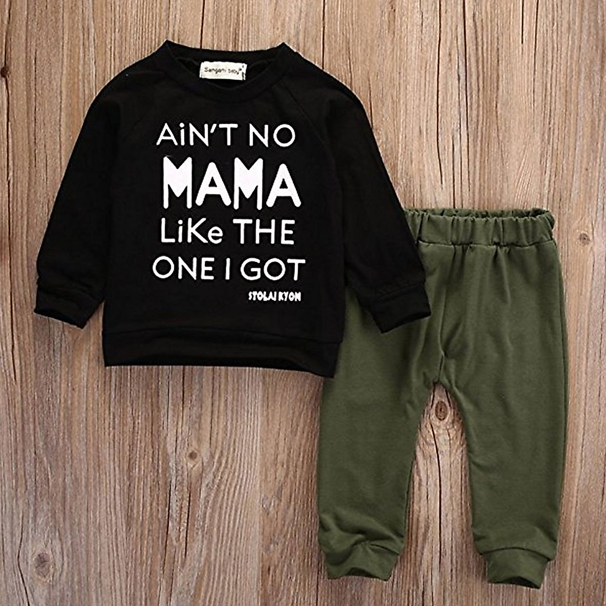 Toddler Baby Boy Fall Winter Outfits Clothes Set Printed Tops Pants Leggings 0-3 Y(Long Sleeve, 18-24 Months)