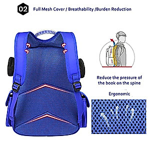 Patogracios Toddler Kids Backpack for Boys Cartoon Car style Kindergarten Child Snack School Bag Red