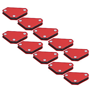 10 Pcs Welding Magnet, Welding Magnet Set 45° 90° 135° Multi Angle Fixed Soldering Tools for Equipment Workshop Welder Maximum Weight Capacity 10lbs