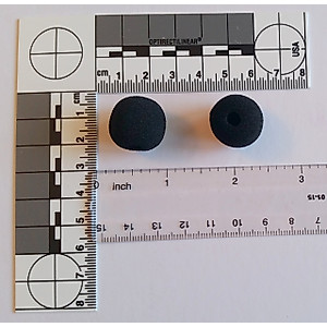 Compete Audio CA515 Round Ball Microphone Windscreens (Microphone Covers) Small! 6-pack for Lapel Microphones