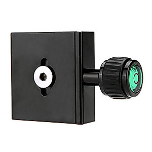 Fotasy 50mm Arca Swiss Type Clamp, Arca QR Clamp, 50 mm Arca Clamp, Arca Swiss Clamp, Quick Release Plate Clamp, QR Clamp, Arca Tripod Mount Adapter, for Tripod Head Monohead, with 50mm Arca Plate, Cl50_PU50, Black