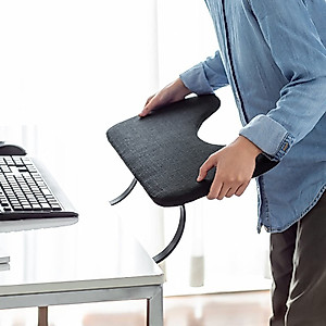 LIJCC Keyboard Tray Ergonomics Desk Extender Tray Foldable, Clamp on Keyboard Drawer Table Mount Armrest Shelf Stand Slide Computer Elbow Arm Support Easy to Clean/#B Under Desk Keyboard Drawer