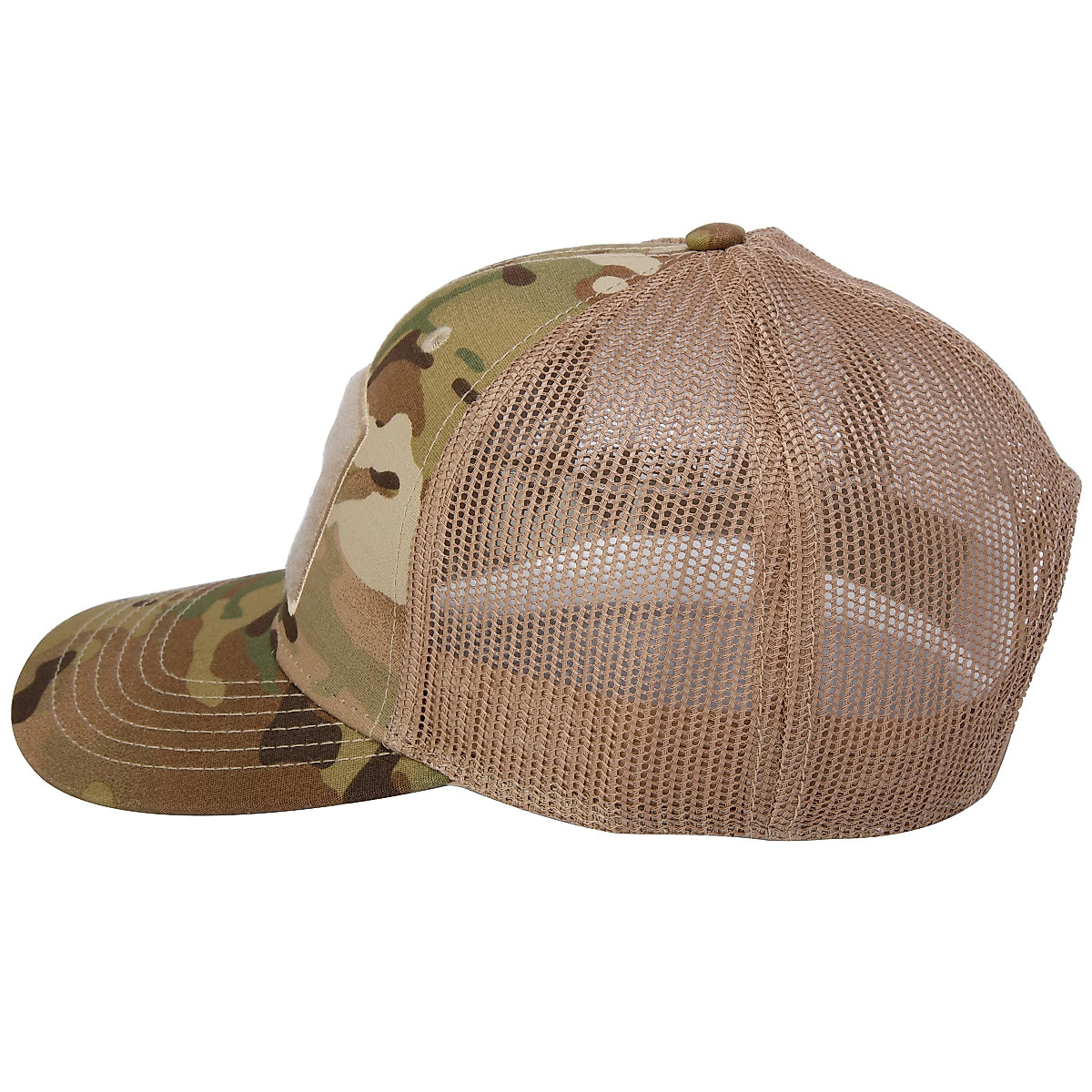 Jeep Text Logo Camo Pattern Hook and Loop Tactical Snapback Hat