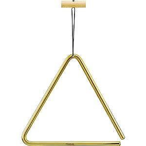 Meinl Percussion TRI20B 8-Inch Solid Brass Triangle with Metal Beater