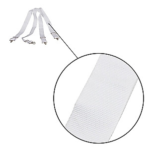 Mowind Adjustable Parade Marching Bass Drum Shoulder Strap Sling Nylon Belt Metal Clip