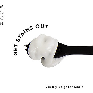 MOON Stain Removal Whitening Toothpaste, Fluoride-Free, Lunar Peppermint Flavor for Fresh Breath, for Adults 4.2 oz (2 Pack)