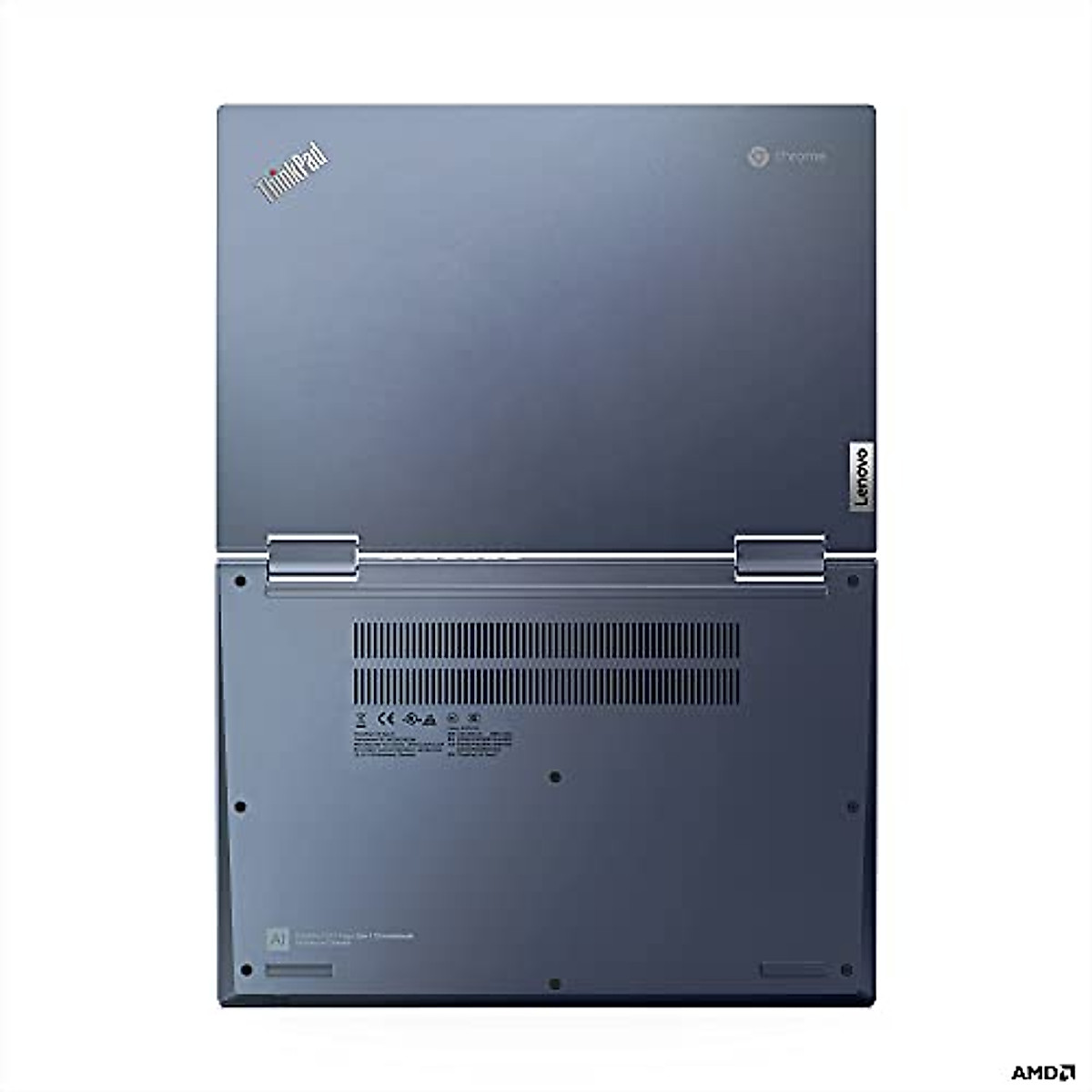 Lenovo ThinkPad C13 Yoga Chromebook Enterprise, AMD Ryzen 5 3500C, Radeon Graphics, 8GB RAM, 128GB Storage, 13.3" FHD Touch Display, Chrome OS with Chrome Enterprise Upgrade, 20UX001WUS, Abyss Blue