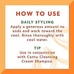 Cantu Hydrating Cream Conditioner with Shea Butter for Natural Hair, 13.5 Fl Oz (Pack of 1)