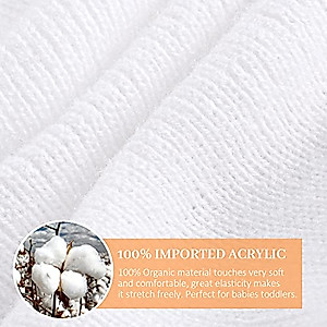 Kids Winter Beanies Soft Warm Knitted Baby Hats Caps Cute Cozy Chunky Winter Infant Toddler Beanies for Boys Girls