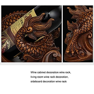 Wine Rack Wine Holder Wine Bottle Holder Resin Dragon Chinese Style Wine Rack Shelf Living Room Study Wine Cabinet Decorations Wine Storage Wine Racks