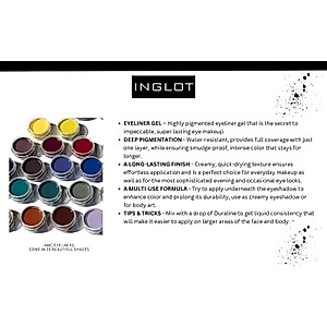 The Beauty Box INGLOT Bundle - Duraline, AMC Eyeliner Gel 77 and AMC Eyeliner Gel 90 (3-Piece)