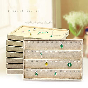 ZZYINH AN207 Ring Bracelet Necklace Pendant Stud Earring Hand Catenary Jewelry Tray Plate Holder Display Jewelry Display Stand Jewelry Box Small Jewelry (Color : Necklace Plate)