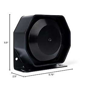 Xprite Compact 200 Watt High Performance Extra Slim Siren Speaker (Capable with Any 100-200 Watt Siren)