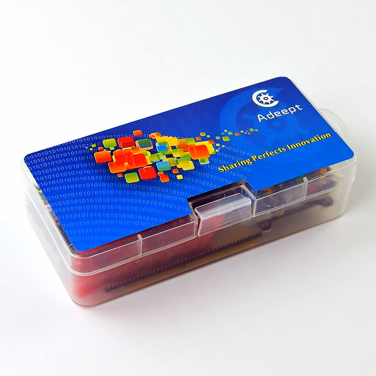 Adeept Super Starter Kit for Raspberry Pi 3, 2 Model B B+ LCD1602 Servo Motor C and Python Code, Beginner Starter Kit with User Manual Guidebook