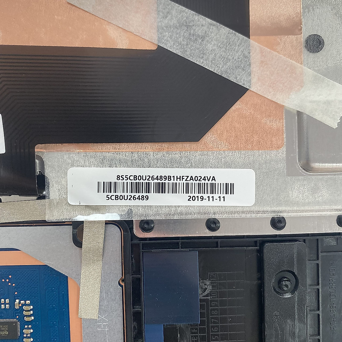 F-HONG ELECTRONIC CO LIMITED New Genuine Replacement for Lenovo Chromebook 100E 2nd Gen MTK Laptop Upper Case Palmrest Keyboard Touchpad Assembly Part 5CB0U26489 5CB0X55485, Black, 11.6 inch