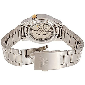 Seiko Men's SNKK07 5 Stainless Steel White Dial Watch