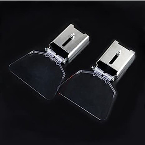 Longzhuo Eye Shields for Bench Grinder, 2Pcs Bench Grinder Guards, Bench Grinder Safety Shields, 304 Stainless Steel Case Tool, Shield Attachment Accessories