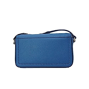 Marc Jacobs H107L0FA21-422 Stellar With Gold Hardware Women's Groove Leather Mini Crossbody Bag