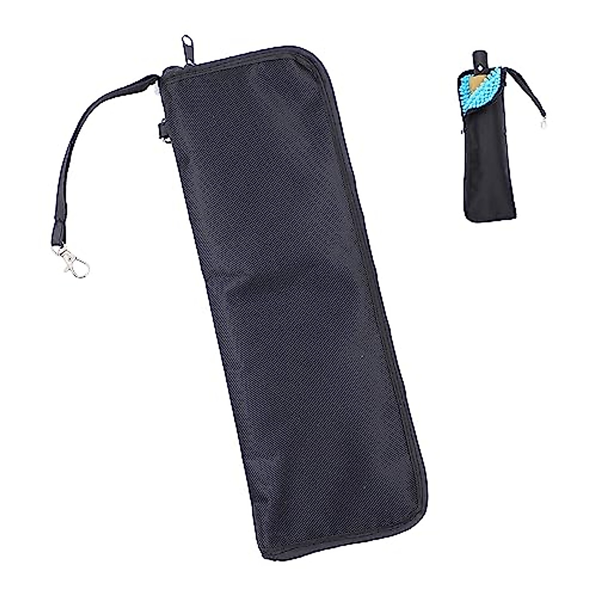 Umbrellas Bags for Wet Travel Umbrellas, Super Water Absorption Umbrella Case For Compact Folding Umbrella,Portable Umbrellas Sleeves Cover For Work and School,Black