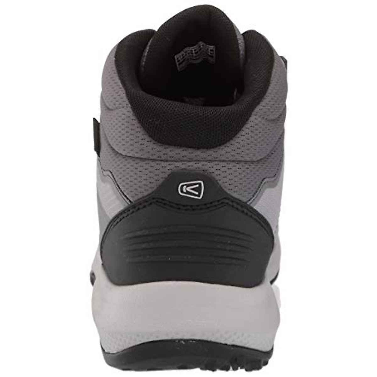 KEEN womens Tempo Flex Mid Height Lightweight Waterproof Hiking Boot, Steel Grey/African Violet, 8.5 US