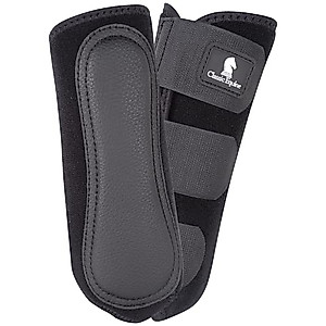 Classic Equine EZ Wrap Lite Hind Splint Boots, Black