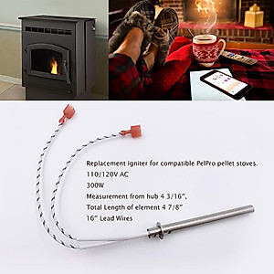Entsong Replacement Part SRV7000-660-AMP for Pelpro Pellet Stove Igniter & Pleasant Hearth Pellet Stoves Ignitor, 300W…