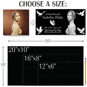 Human Memorial Stone Personalized,Grave Plaque,Graves Stones,Grave Marker,Memorial Grave,Grave Decorations,Headstones for Graves