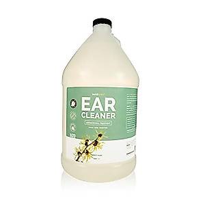 Bark 2 Basics Dog Ear Cleaner, 1 Gallon - All Natural, Witch Hazel, Gentle Aloe Vera and Chamomile Extract Base, Breaks Through Tough Wax and Debris, Soap-Free