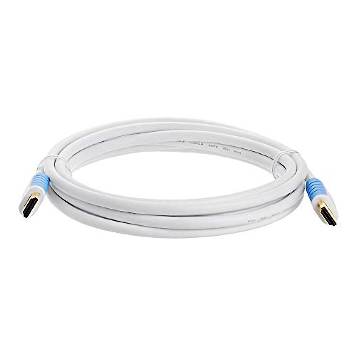 Cmple - White HDMI Cable 10FT - 4K HDMI 2.0 Cable Ultra High Speed HDTV Cord with 3D HDR & Ethernet Channel HDMI to HDMI Male