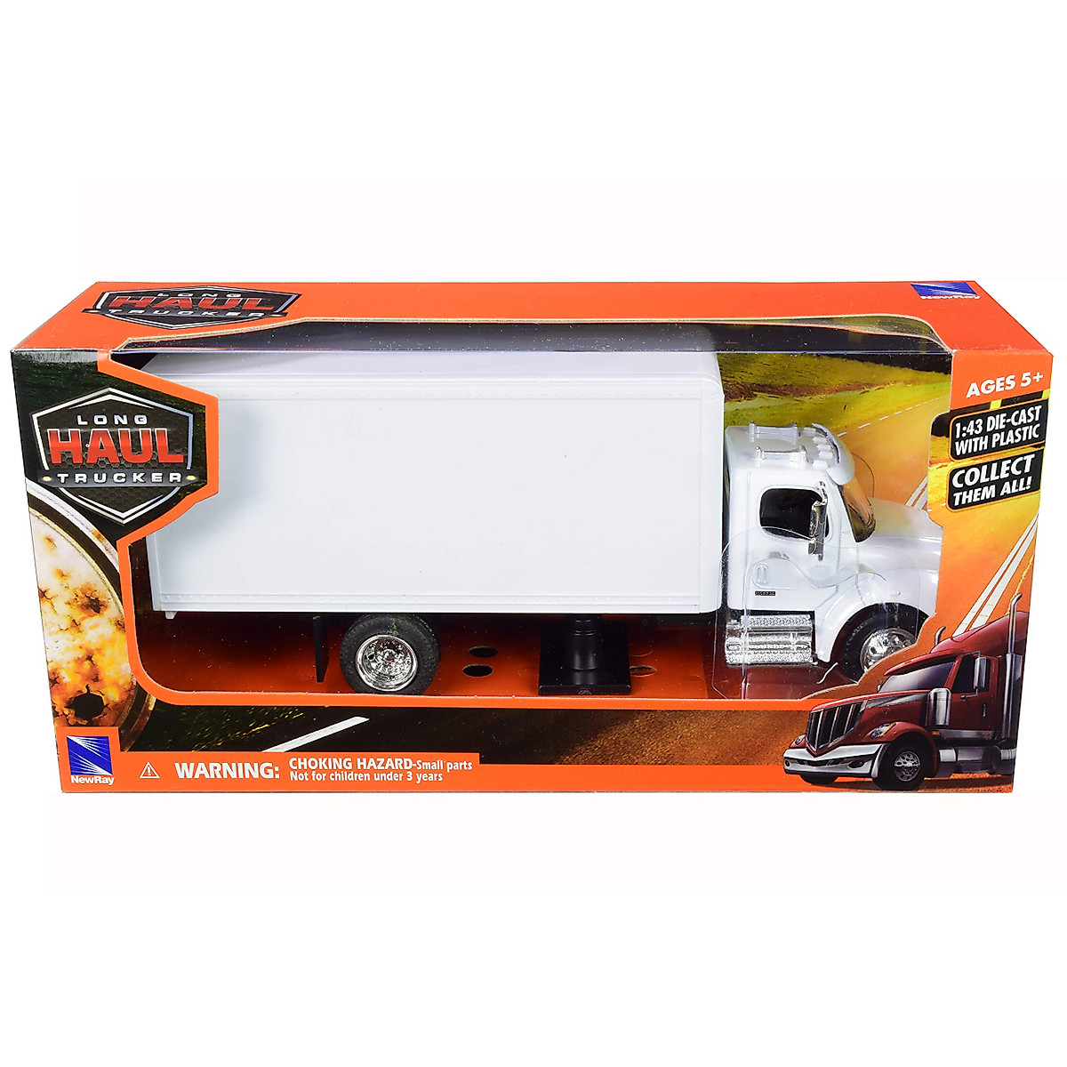 Freightliner Utility M2 Box Truck White 1/43 by New Ray 16003 by New Ray