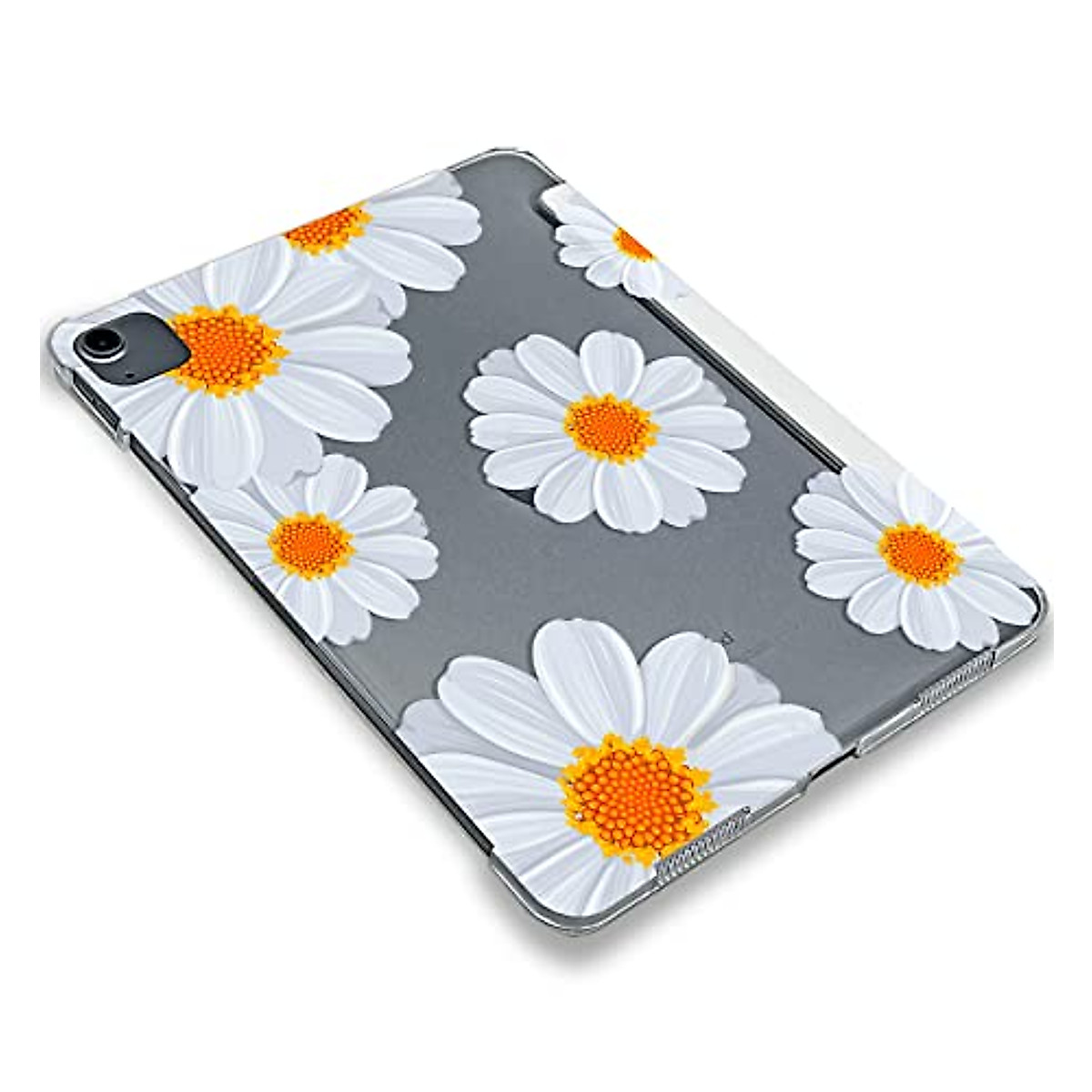 Kawaii Chamomile Flower Cute case Compatible with iPad Mini Air Pro 7.9 8.3 9.7 10.2 10.9 11 12.9 inch Pattern Cover New 2022 2021 Trifold Stand 3 4 5 6 7 8 9 Generation 490 (11" Pro 1/2/3 gen)