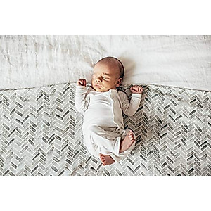 Copper Pearl Large Premium Knit Baby Swaddle Receiving Blanket Alta