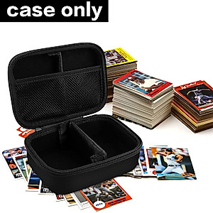 Card Case Holder for PM Cards, Cards Storage Box Holds up to 450+ Game Cards, Hard Travel Playing Card Organizer for PM/TCG/MTG/C.A.H, with Removable Dividers and Hand Strap (Bag Only)