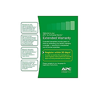 APC by Schneider Electric WBEXTWAR3YR-SP-04 3 Year Extended Warranty
