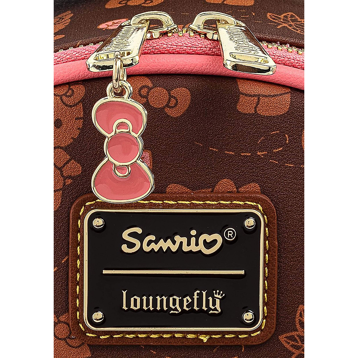 Loungefly Sanrio Hello Kitty Pumpkin Spice Adult Womens Convertible Mini Backpack Purse