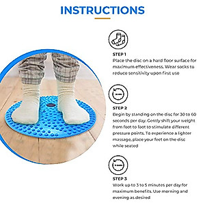 Daiwa Felicity Reflexology Acupressure Foot Therapy Disc & Shiatsu Massaging Magnetic Insoles Bundle