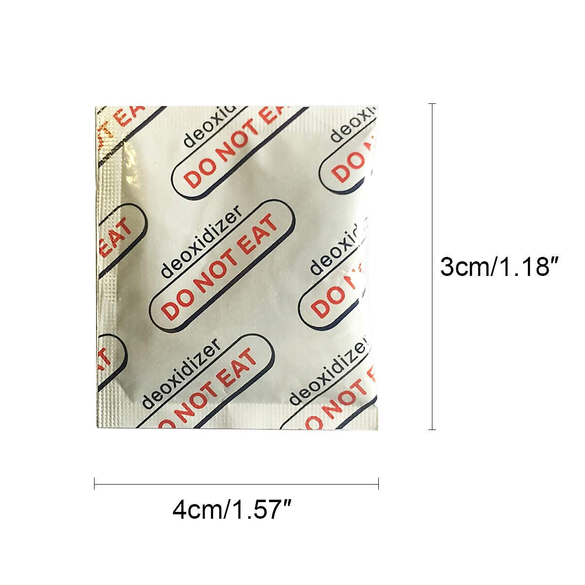 Queenbox 30cc Dessicant Packets Oxygen Absorbers for Food Storages, 100 Pack Silica Gel Sachets Deoxidizer Food Grade Packet Deoxidant