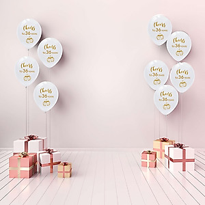 White cheers to 36 years latex balloons, 12inch (16pcs) 36th birthday decorations party supplies for man and woman