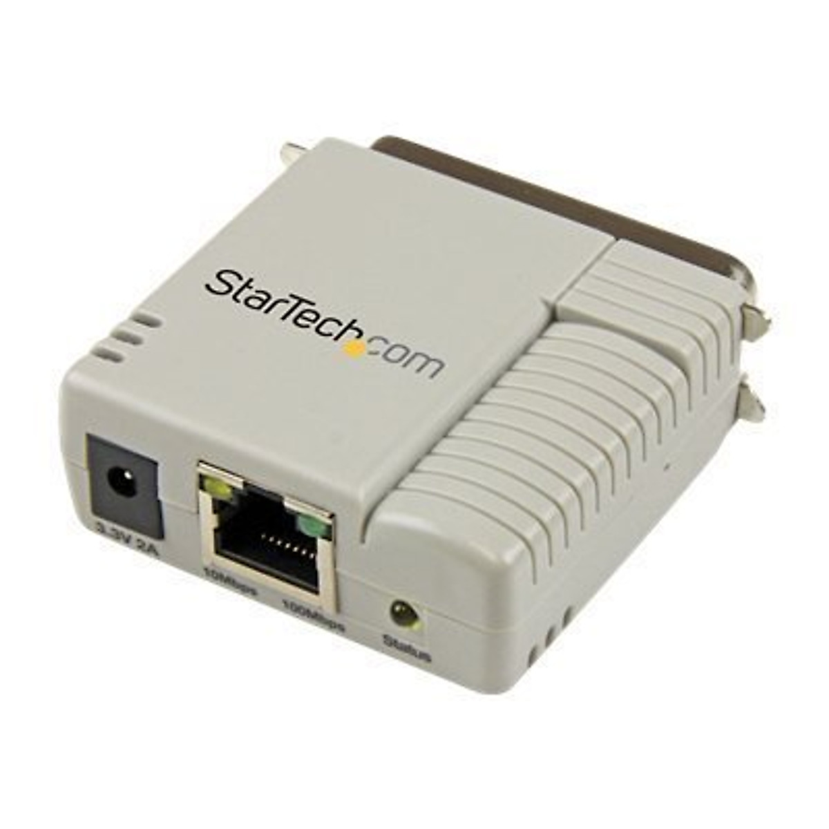 StarTech.com 1 Port 10/100 Mbps Ethernet Parallel Network Print Server - Print server - parallel