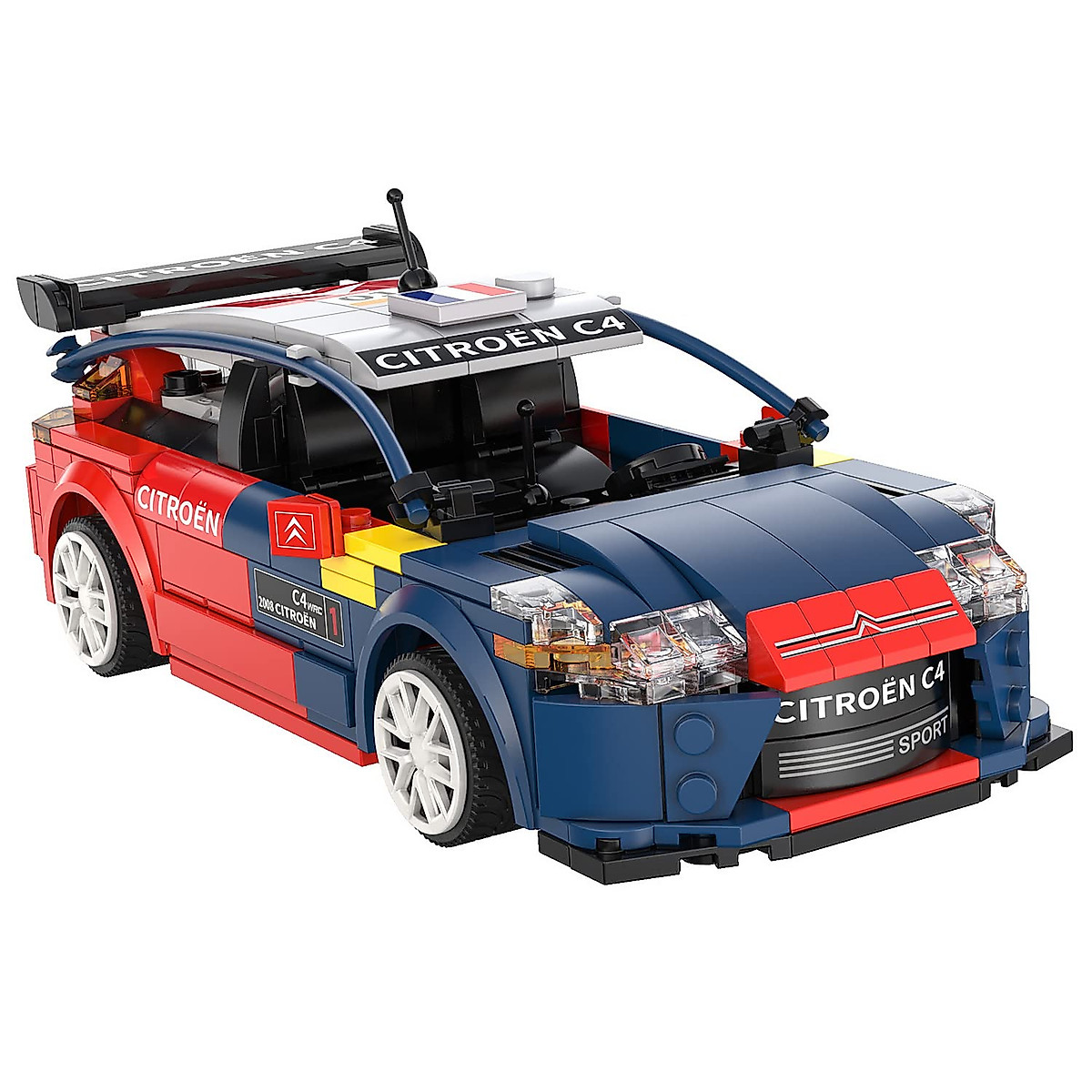 dOMOb Citroen C4 Rally WRC RC Car Building Kit – Bricks Toys for 6+ Age Kids & Adults – 1:20 Model Build Set – 2.4GHz Remote Control – 329 pcs Blocks – STEM for Boys & Girls